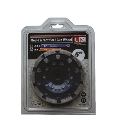 CM Equip - Single Row Cup Wheel – Les idées d'Époxy inc.