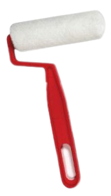 Mini rouleau manche en plastique rouge – Les idées d'Époxy inc.